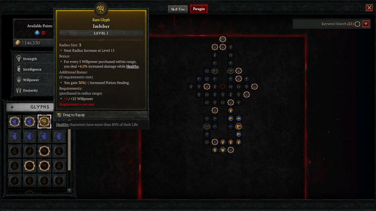 Diablo 4 Paragon System Explained - Glyphs, Nodes, & Features - Gamepur