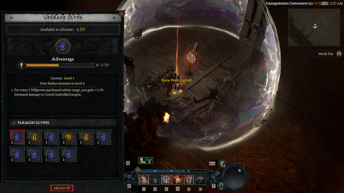 Diablo 4 Paragon System Explained - Glyphs, Nodes, & Features - Gamepur