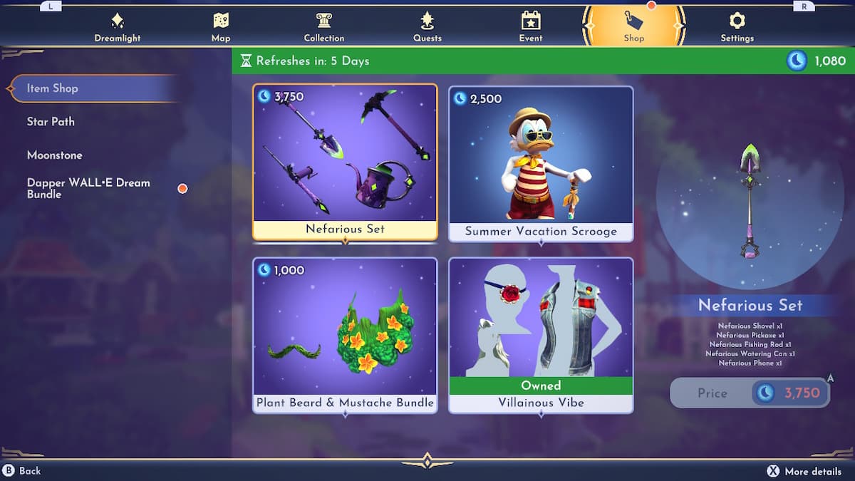 Disney Dreamlight Valley - All Tool Skins, How to Get & Apply Them ...