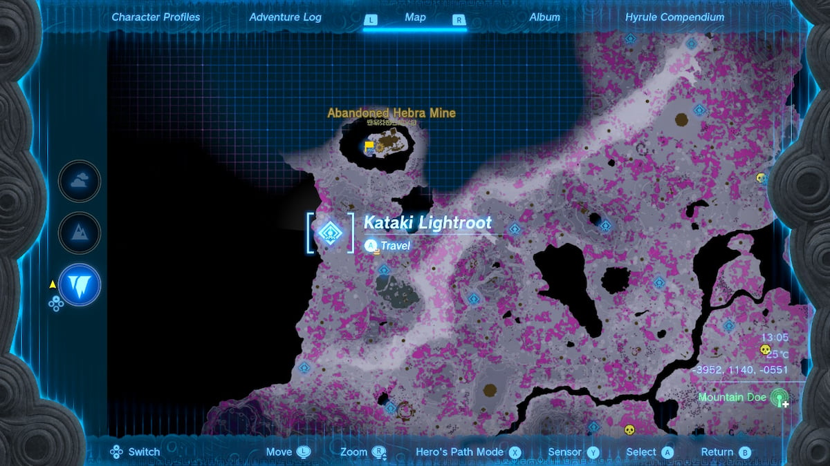 Tears of the Kingdom - All Lightroot Locations In The Depths - Gamepur