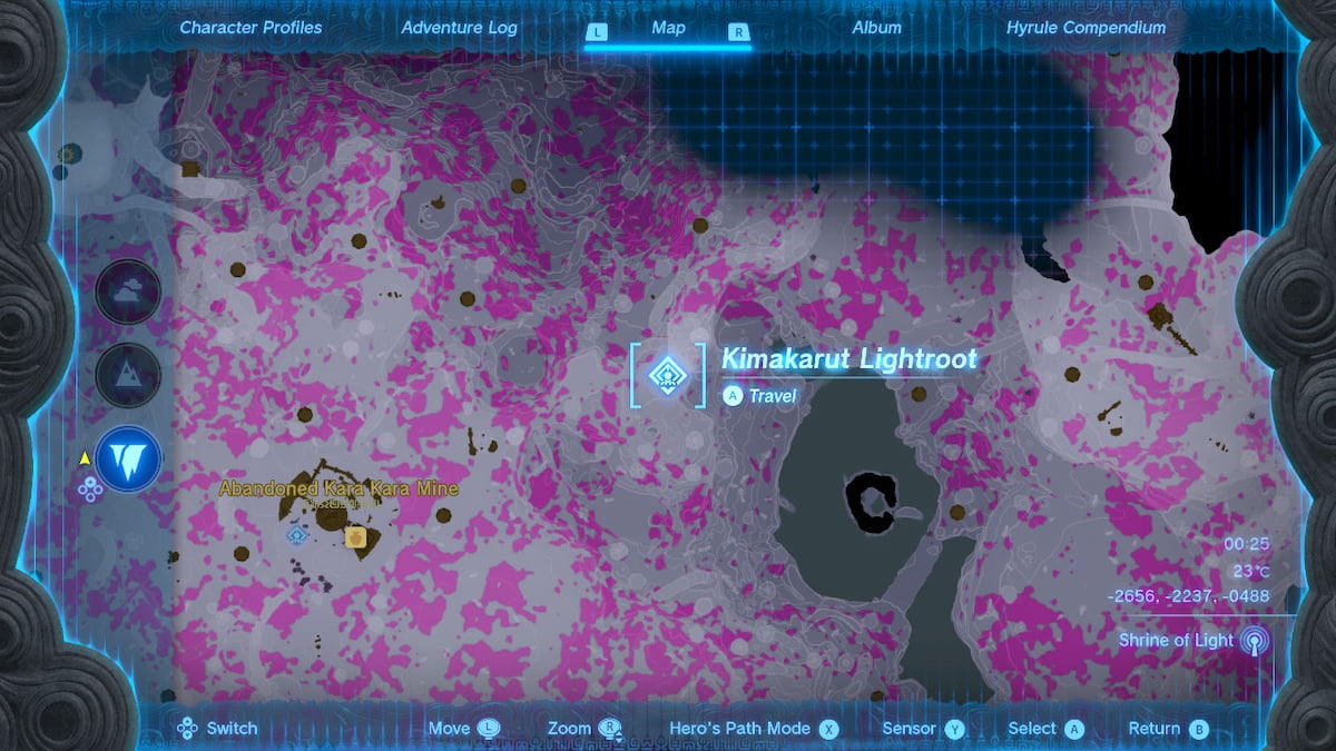 Tears of the Kingdom - All Lightroot Locations In The Depths - Gamepur