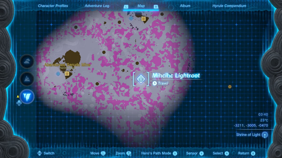 Tears of the Kingdom - All Lightroot Locations In The Depths - Gamepur