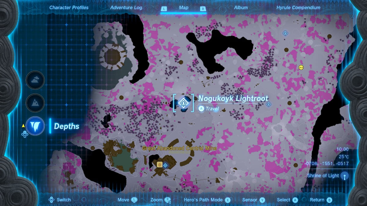 Tears of the Kingdom: todas las ubicaciones de Lightroot en las ...