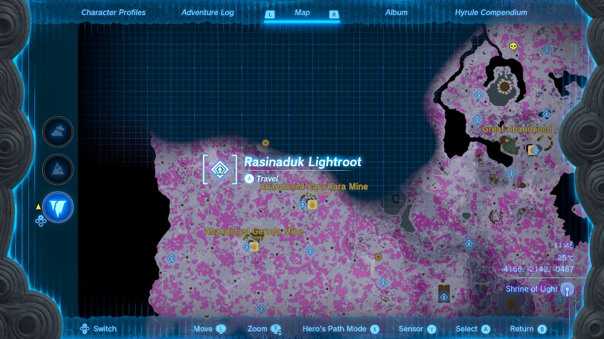 Tears of the Kingdom: todas las ubicaciones de Lightroot en las ...