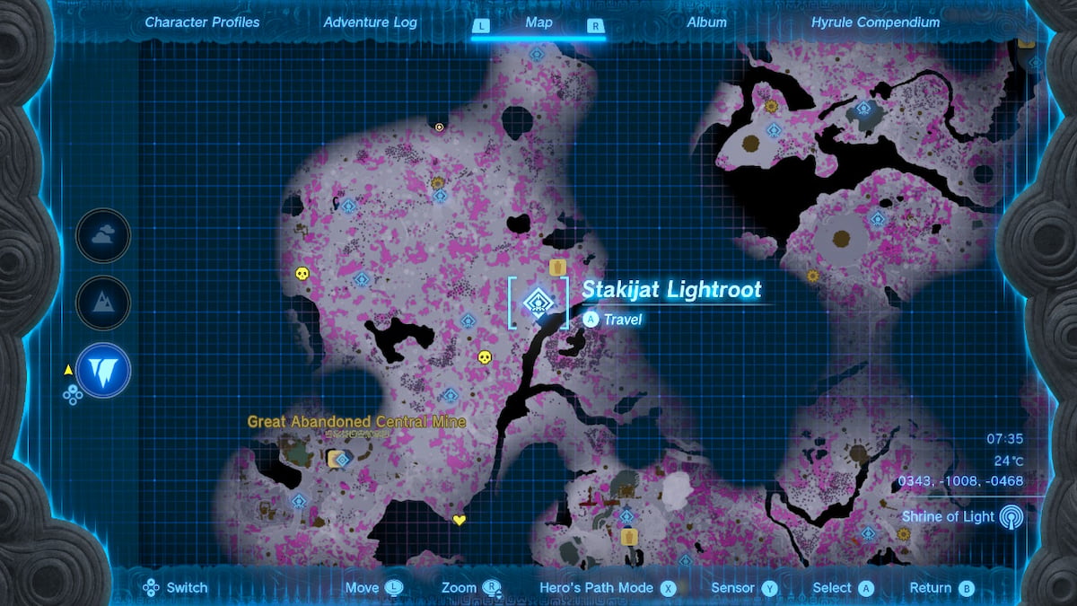 Tears of the Kingdom — все локации Lightroot в глубинах - NexusMoD.RU