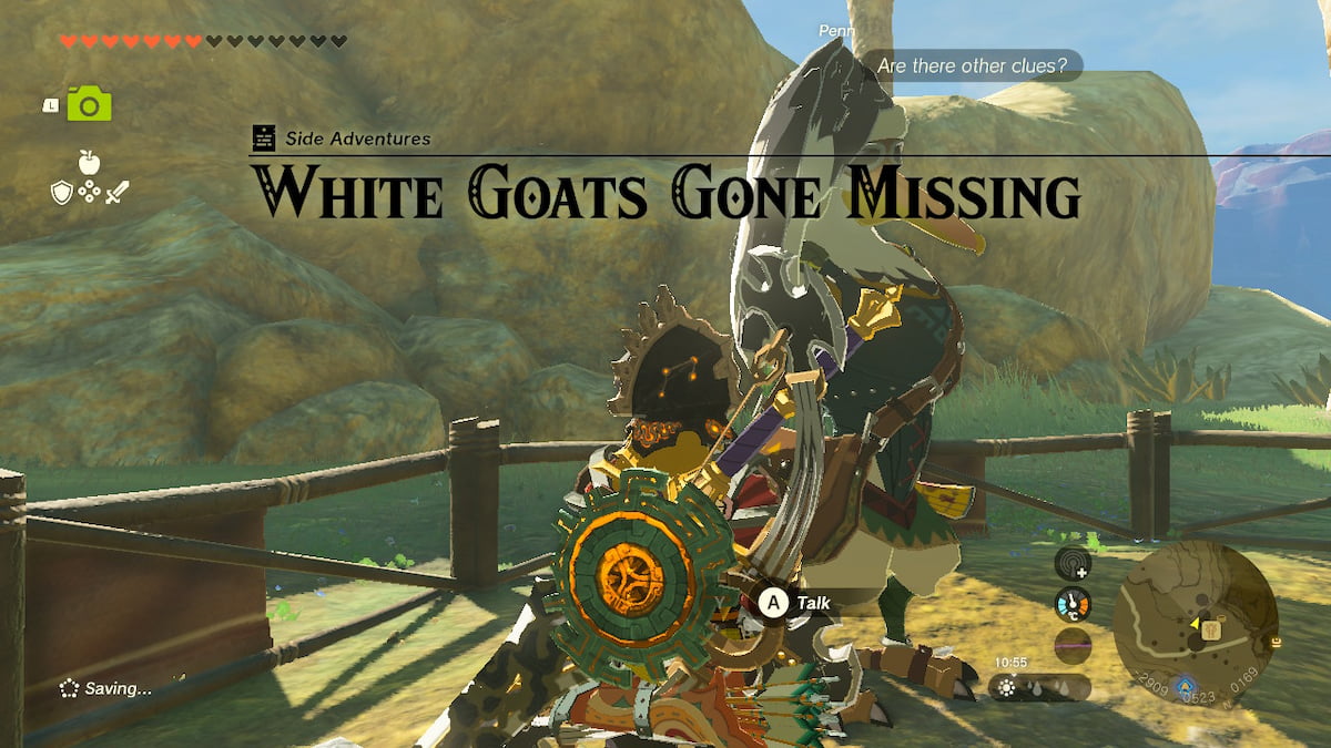 Tears of the Kingdom - How to Complete White Goats Gone Missing - Gamepur