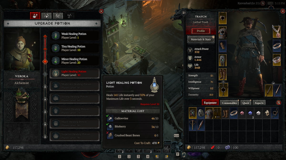 Diablo 4 - All Health Potion Upgrades and How to Unlock Them - Gamepur