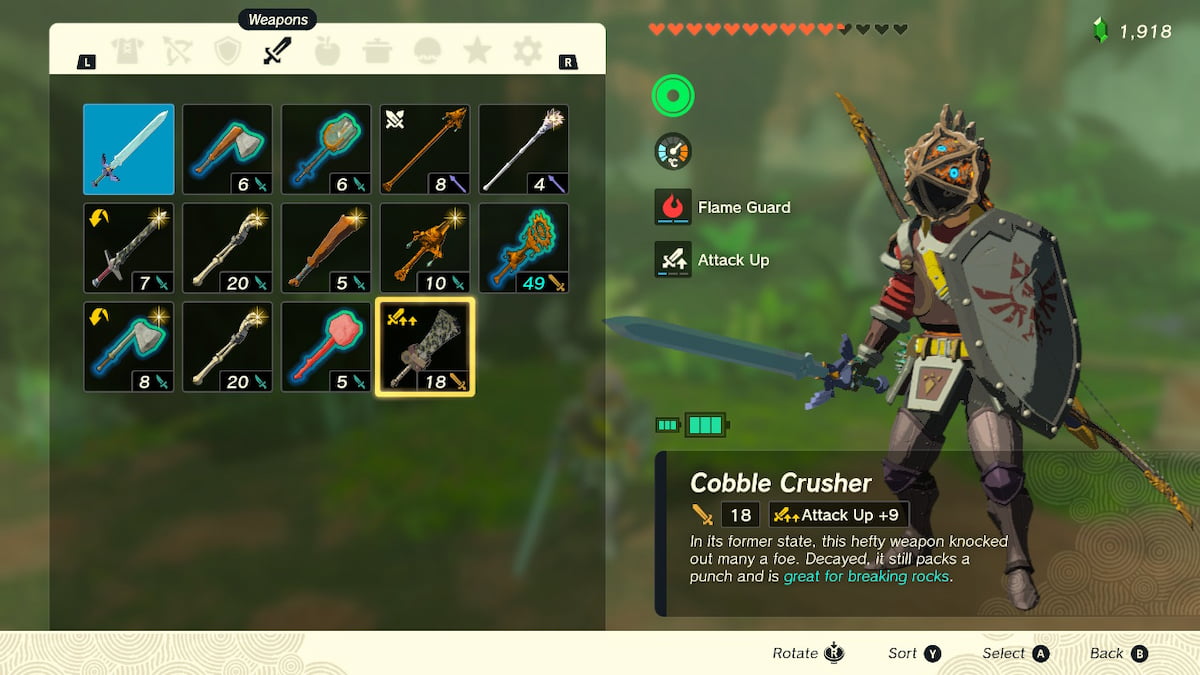 Tears of the Kingdom - All Weapon Modifiers & How to Get Them - Gamepur