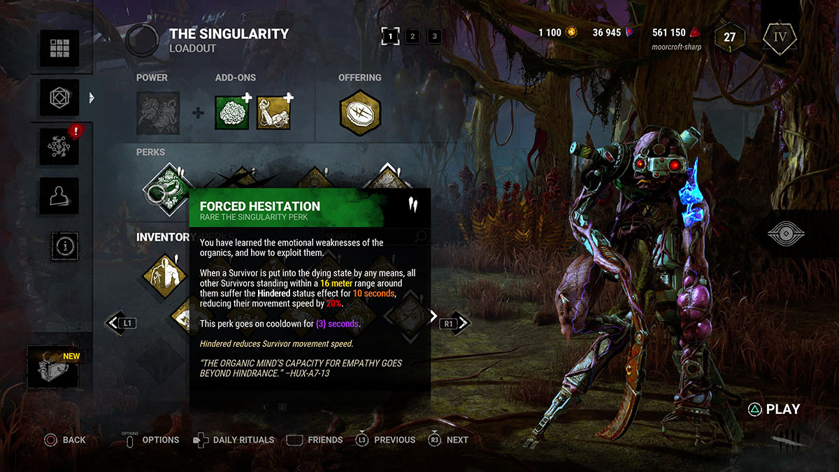 Dead by Daylight: The Best Singularity Build