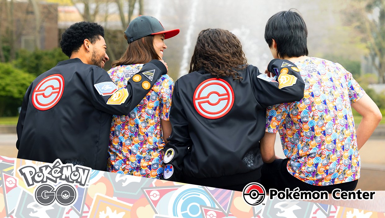 The Pokemon Center Store Drops Sweet Drip With Pokemon Go Apparel ...