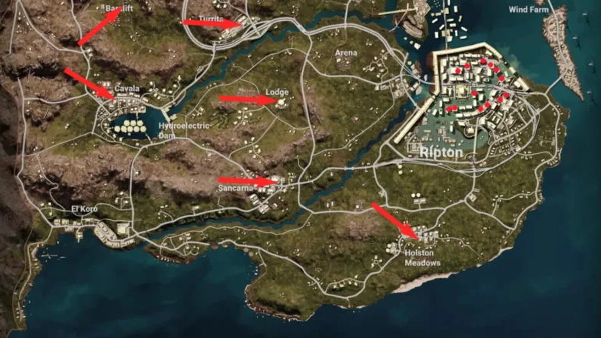 PUBG: All Deston Secret Room Locations - Gamepur
