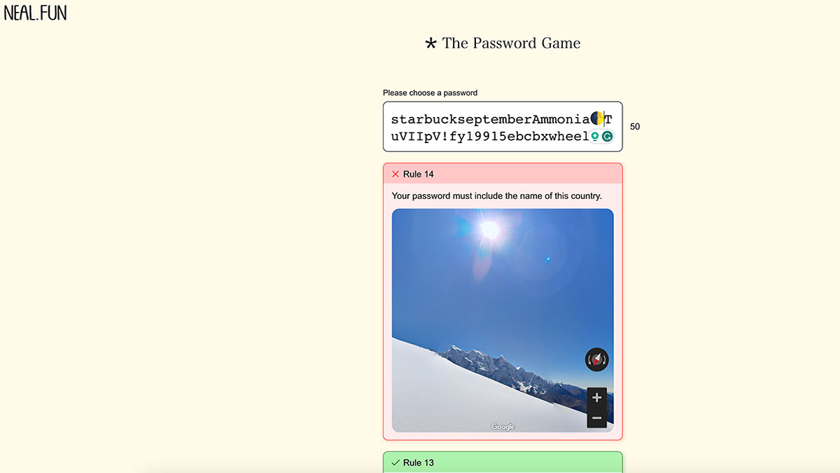 The Password Game: How to Beat Rule 13 (Moon Phase)