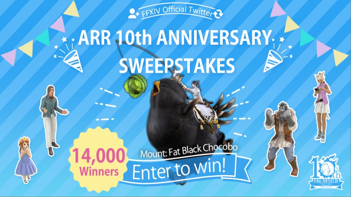 How to Enter The Final Fantasy 14 10th Anniversary Sweepstakes - Win A ...