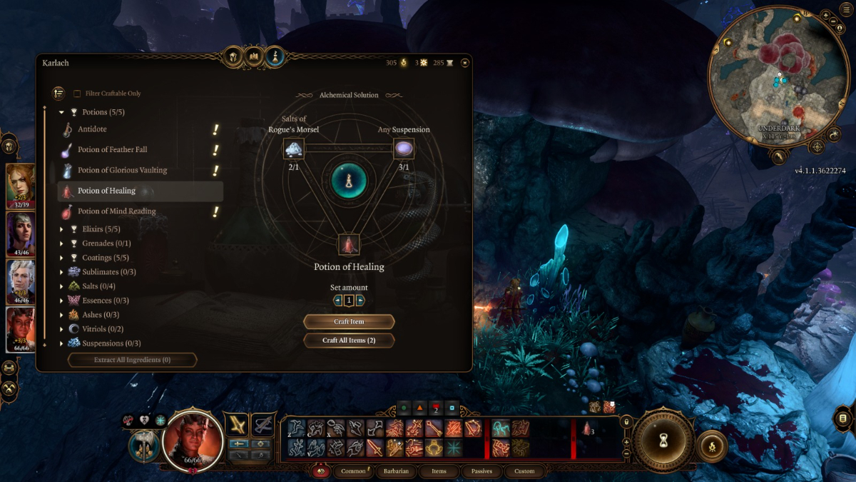 Baldur's Gate 3 - Potion of Healing Recipe Location & How to Brew in ...
