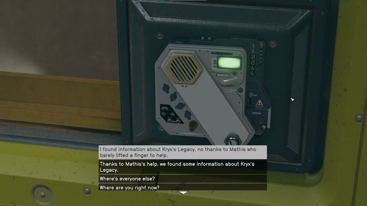 Starfield: Should You Tell Delgado That Mathis Helped or Didn't? - Gamepur