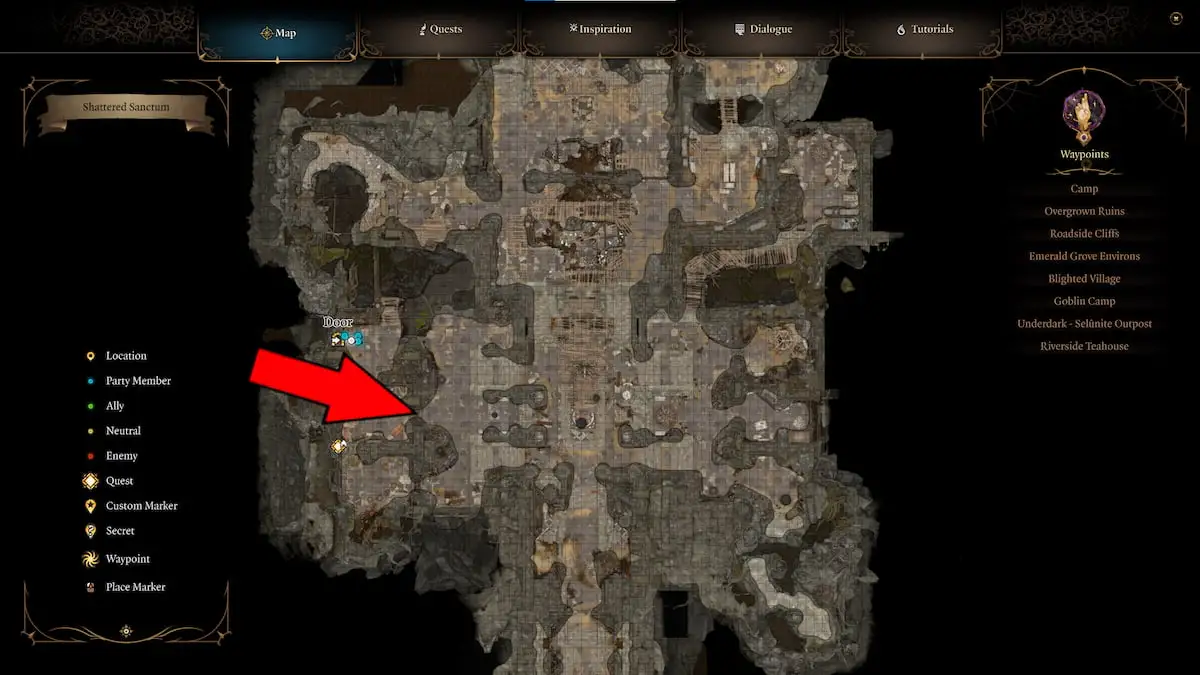 Baldur's Gate 3: Defiled Temple Puzzle Solution in BG3