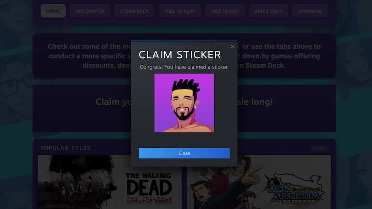 Steam Visual Novel Fest 2023 - How to Claim All Stickers - Gamepur
