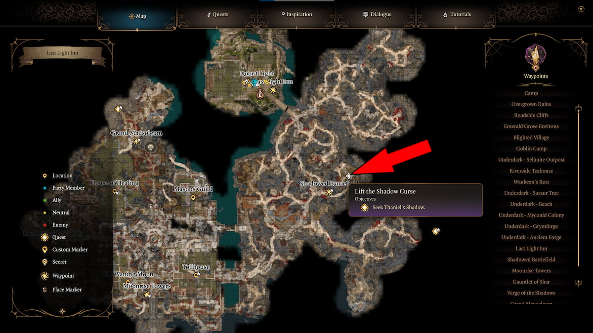 Baldur's Gate 3: How to Find Thaniel's Shadow in BG3 - Gamepur