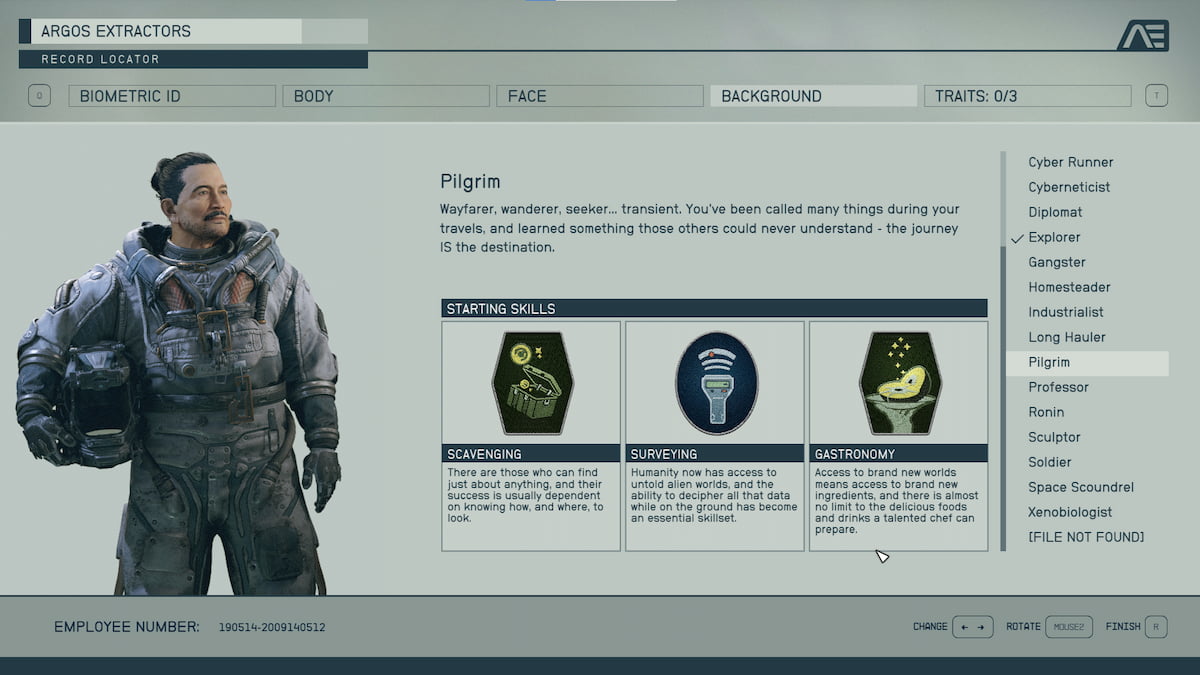 Starfield: The Best Starting Backgrounds & Traits - Gamepur
