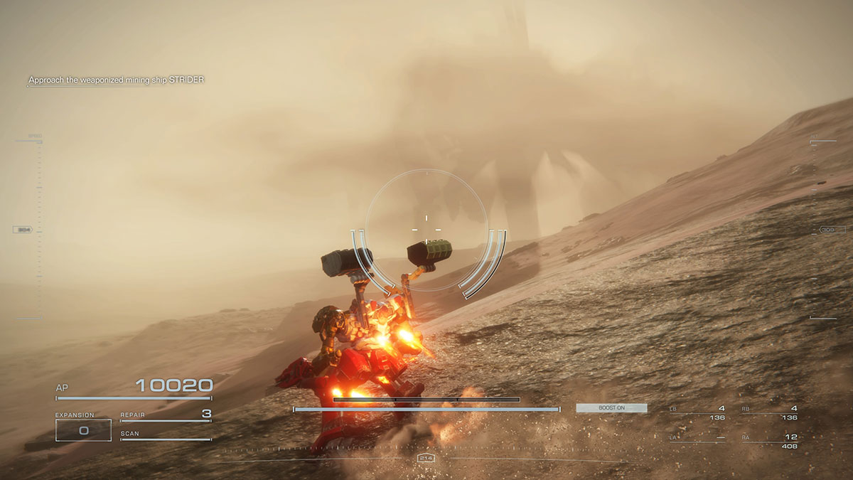 Armored Core 6: How to Destroy the STRIDER Weaponized Mining Ship