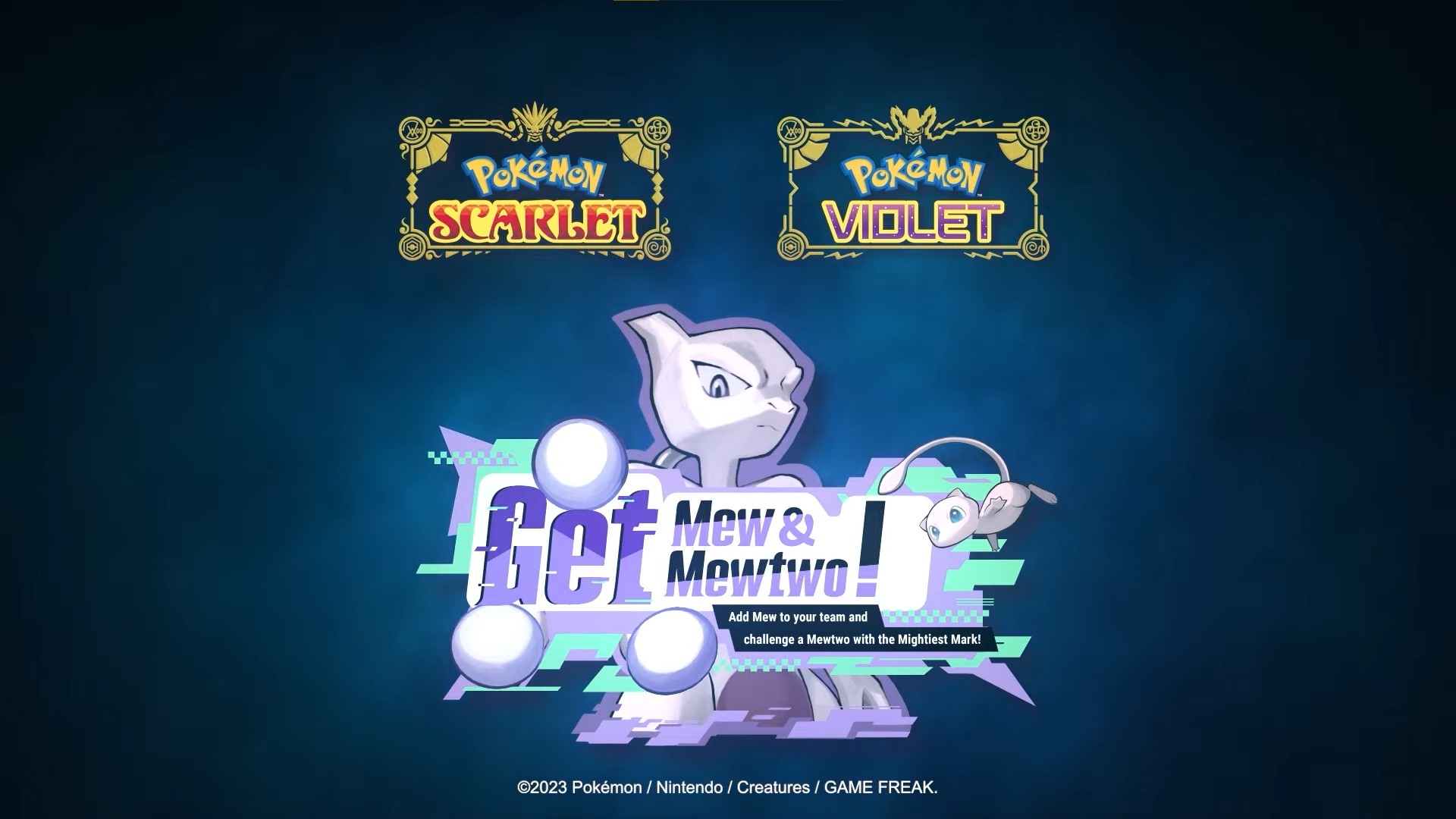Get Mew & Mewtwo Event Adds Gen 1 Legendaries to Pokemon Scarlet ...