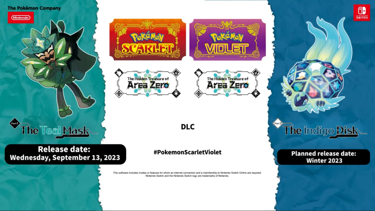 Pokemon Scarlet & Violet The Teal Mask DLC Release Date Announced - Gamepur