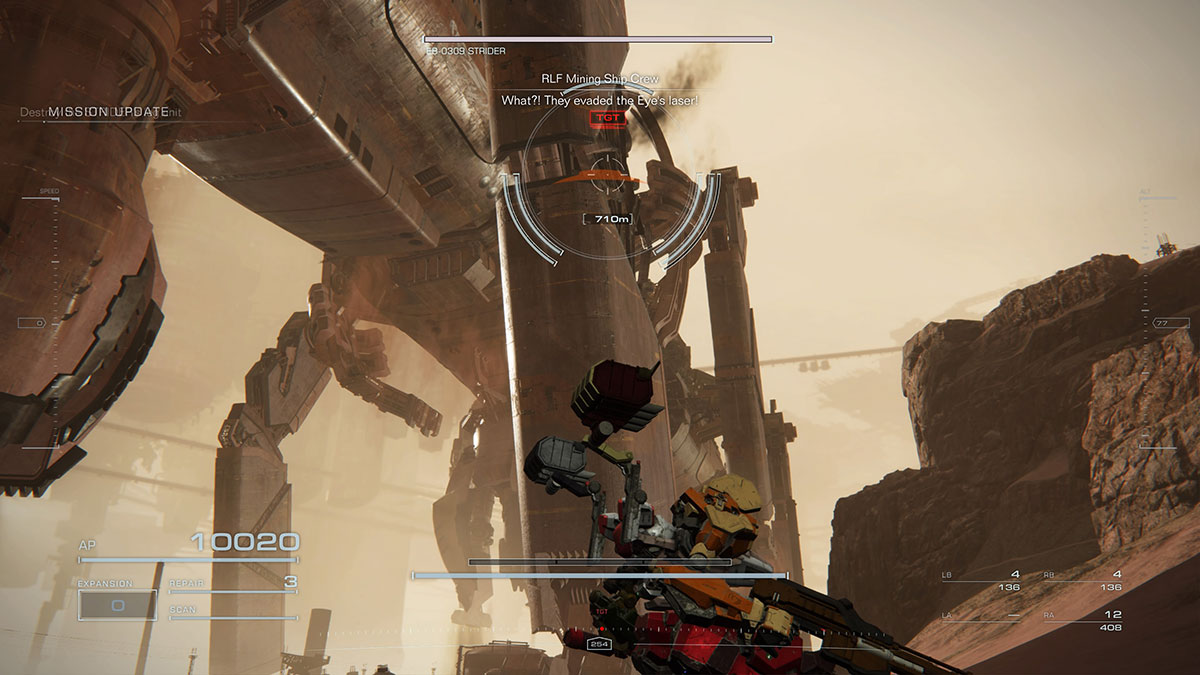 Armored Core 6: How to Destroy the STRIDER Weaponized Mining Ship