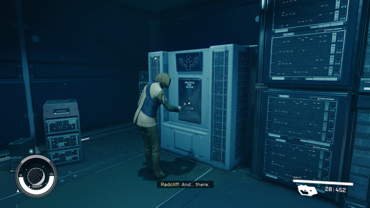 Starfield: Ambassador Radcliff's Archive Code - Persuade, Blackmail, or ...