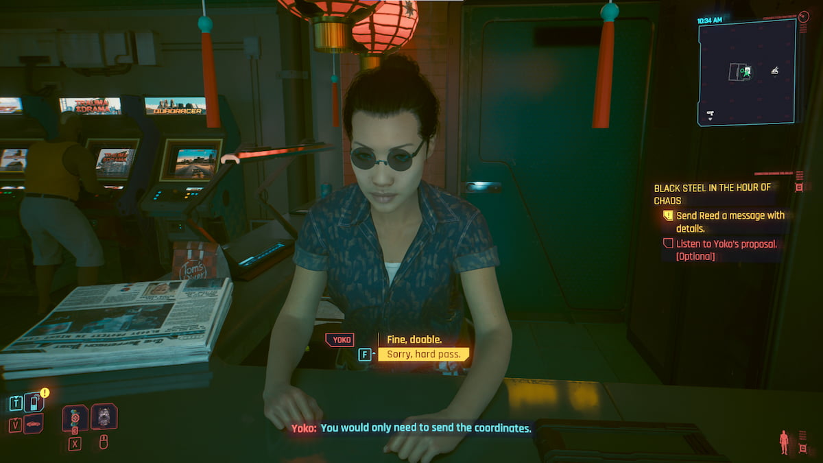 Cyberpunk 2077 Black Steel In The Hour of Chaos: Should You Accept Yoko ...