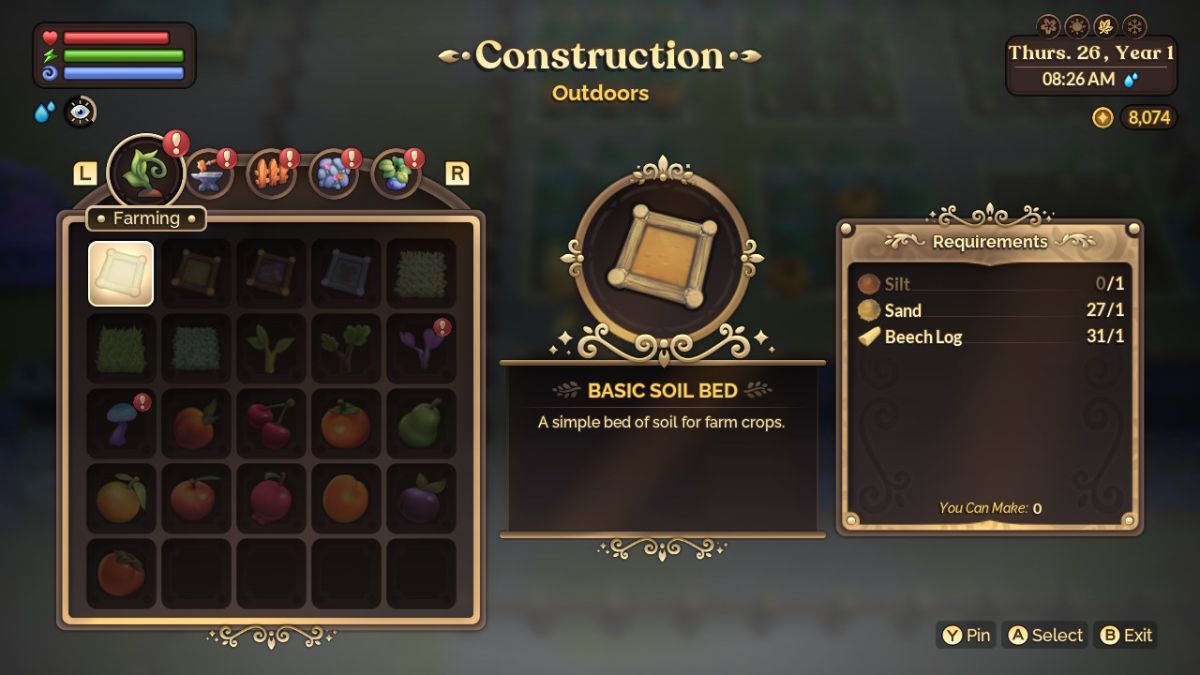 Fae Farm Farming: All Crop Seeds, Seasonal Crops & Fertilizers - Gamepur