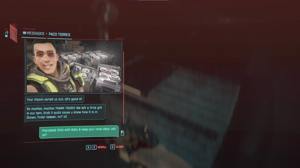 Cyberpunk 2077 Balls to the Walls: Should Paco Frame Yuri, Run, or Call ...