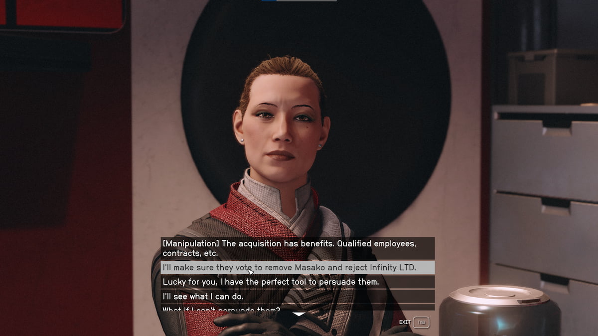 Starfield Executive Level: Should Ryujin Help Infinity LTD? - Gamepur