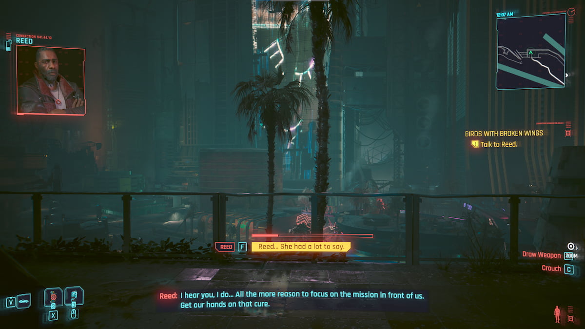 Cyberpunk 2077 Birds With Broken Wings: Should You Tell Solomon Reed ...