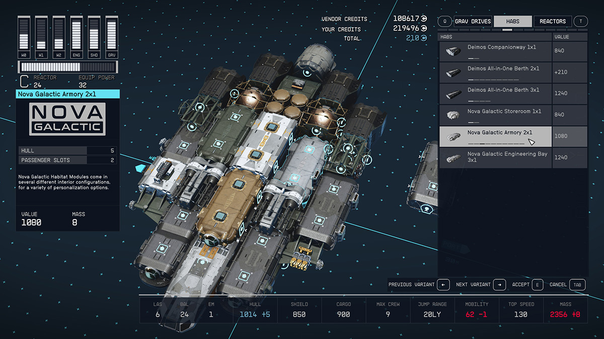 Starfield: How to Decorate Your Ship with Weapons and Armor - Gamepur