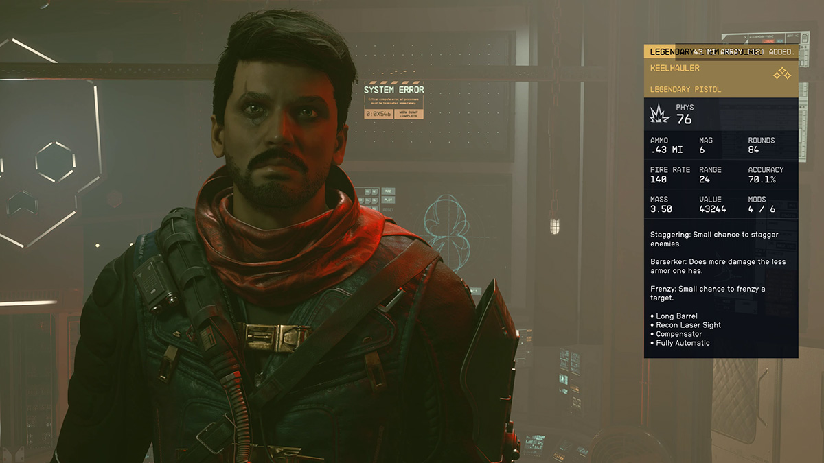 Starfield: How to Get the Keelhauler Legendary Pistol - Gamepur