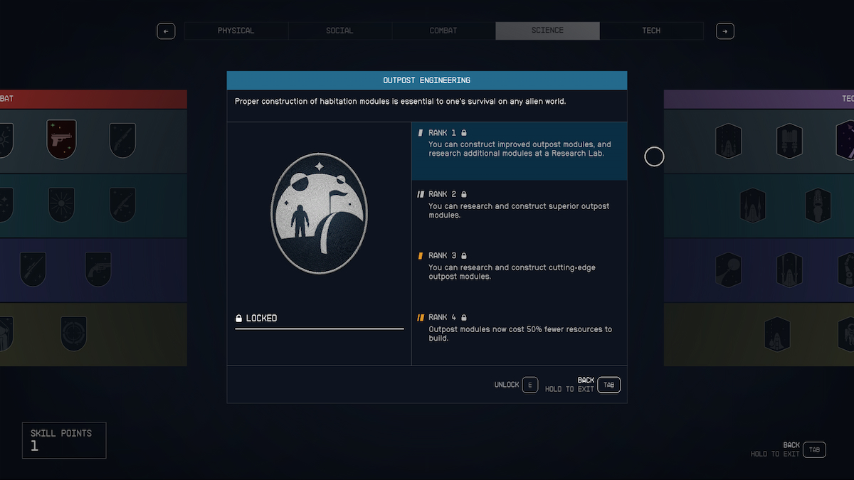 Starfield Crafting Guide - Workbenches & Research Explained - Gamepur