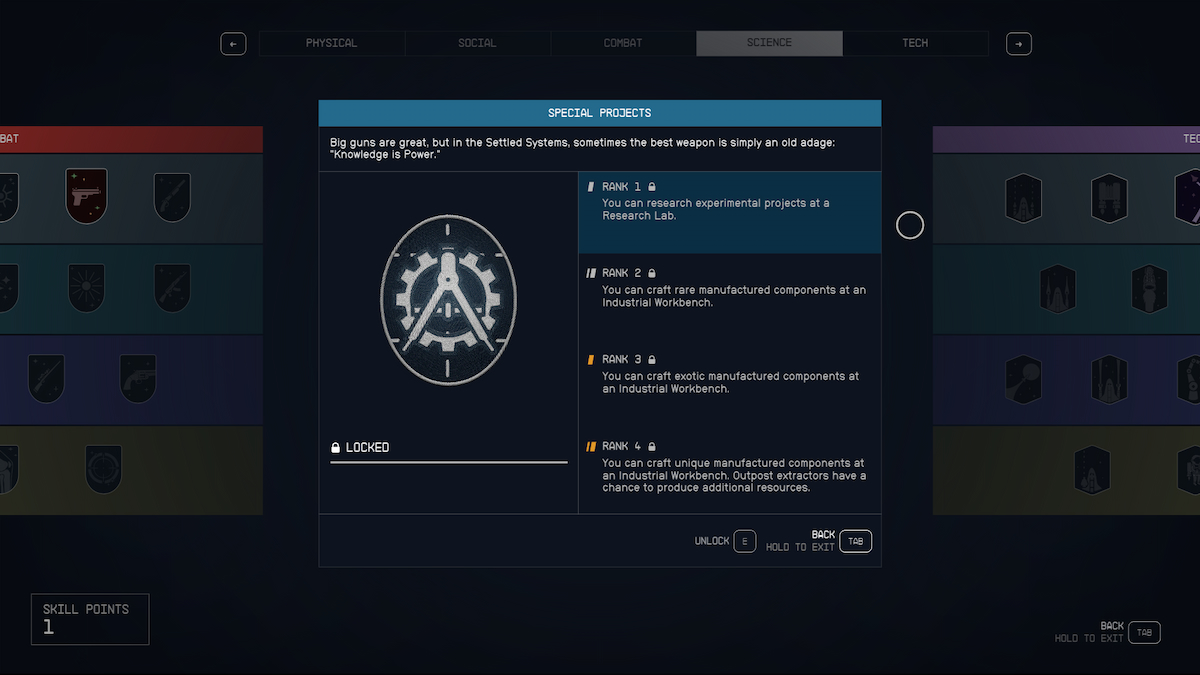 Starfield Crafting Guide - Workbenches & Research Explained - Gamepur