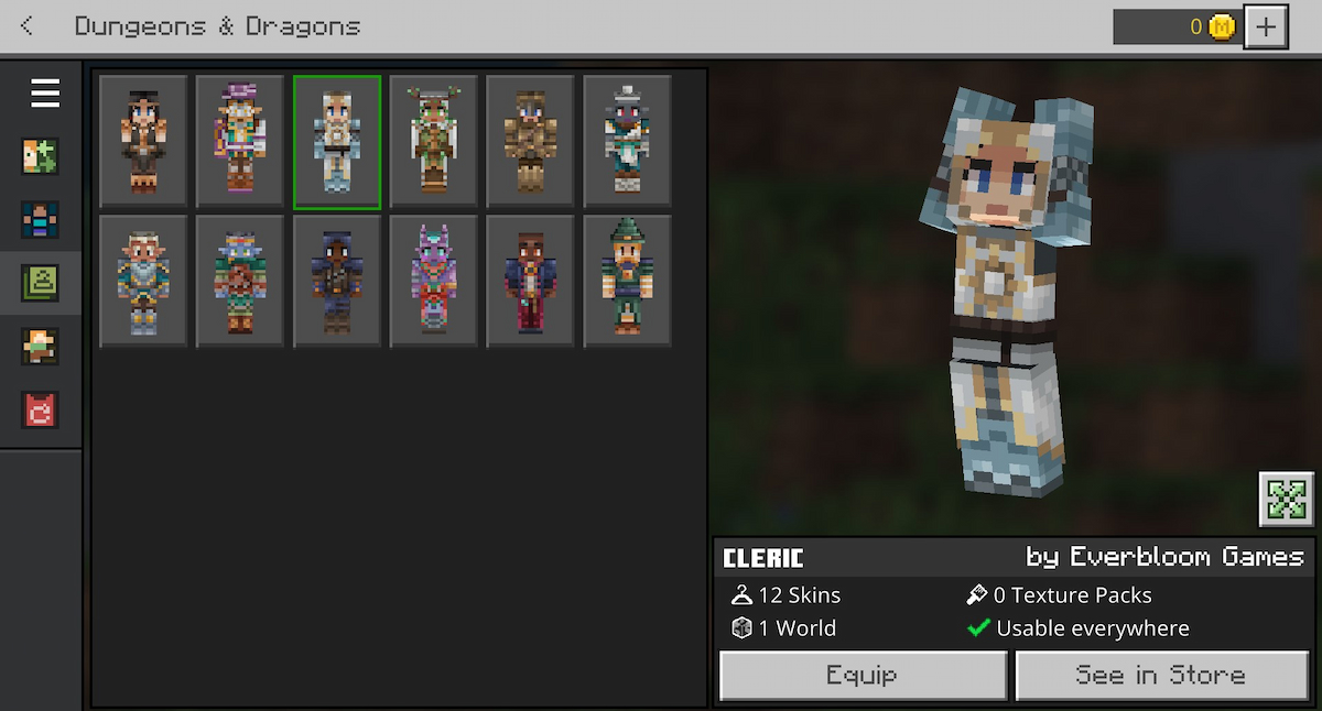 All Minecraft Dungeons & Dragons Skins Ranked - Gamepur