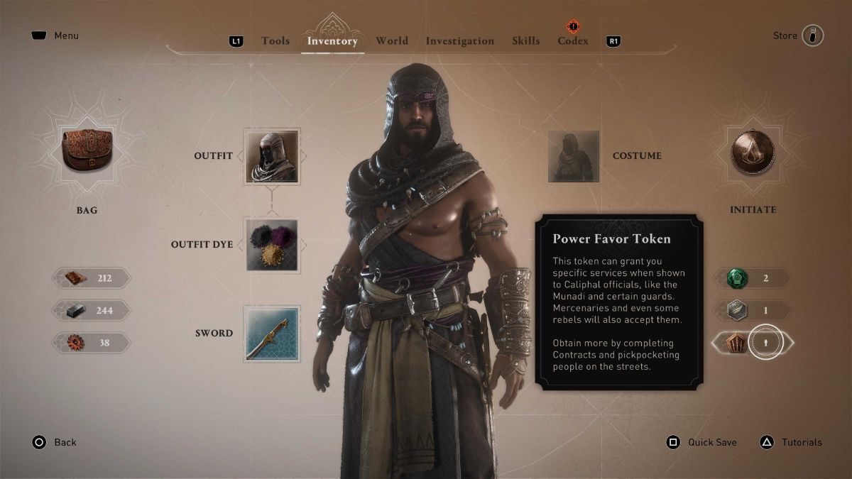 Assassin's Creed Mirage Tokens: How to Get Tokens and Earn Favors - Gamepur