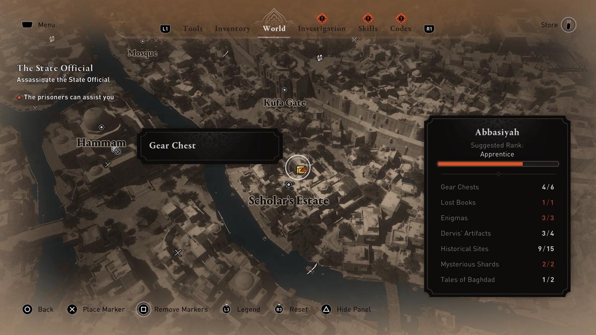 Assassin's Creed Mirage: How to Get the Scholar's Estate Gear Chest ...