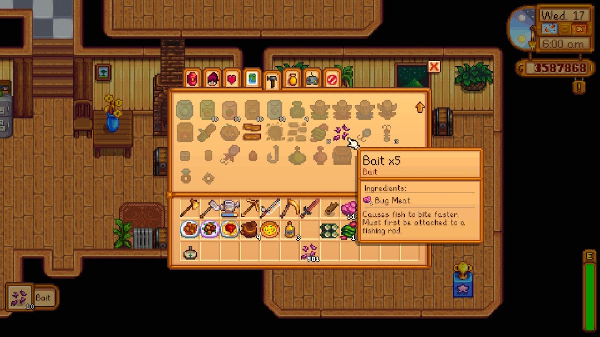 How to Use & Craft Bait in Stardew Valley - Gamepur