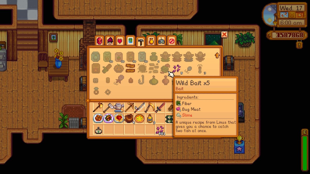 How to Use & Craft Bait in Stardew Valley - Gamepur