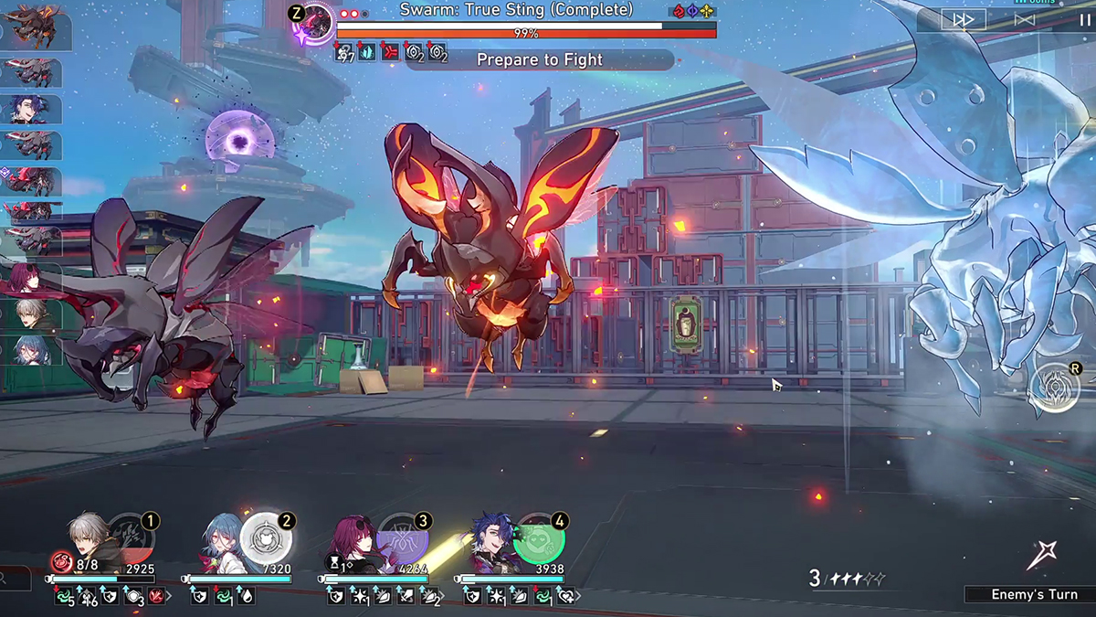 Honkai: Star Rail: Swarm Disaster Difficulty V Nihility Walkthrough ...