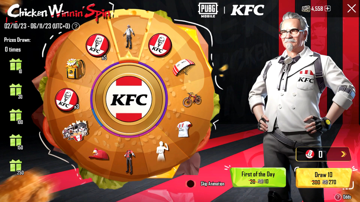 PUBG Mobile: All KFC Rewards & How To Claim Them - Gamepur