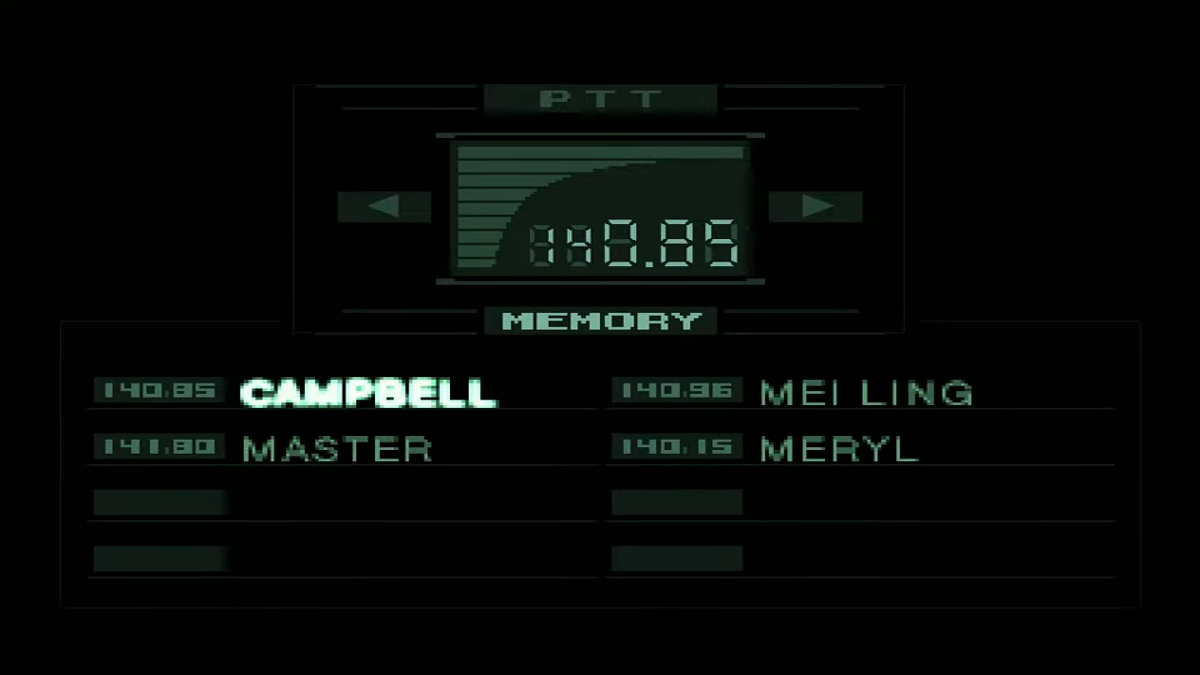 How to Find Meryl's Codec Frequency in Metal Gear Solid Master ...