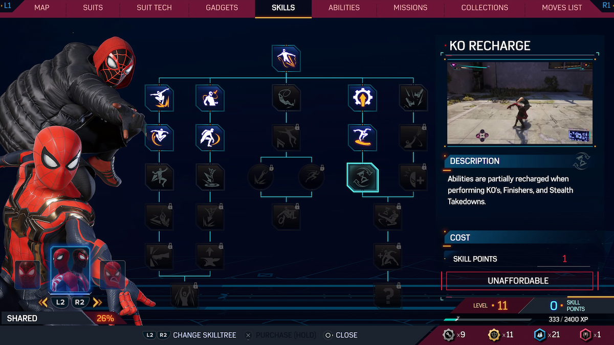 Marvel’s Spider-Man 2: Best Early Skills to Unlock (Shared, Peter ...