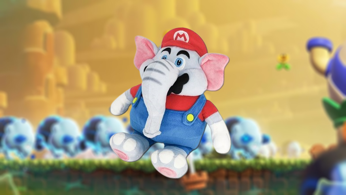 Super Mario Bros. Wonder Elephant Power-Up Plushies Coming 2024 - Gamepur