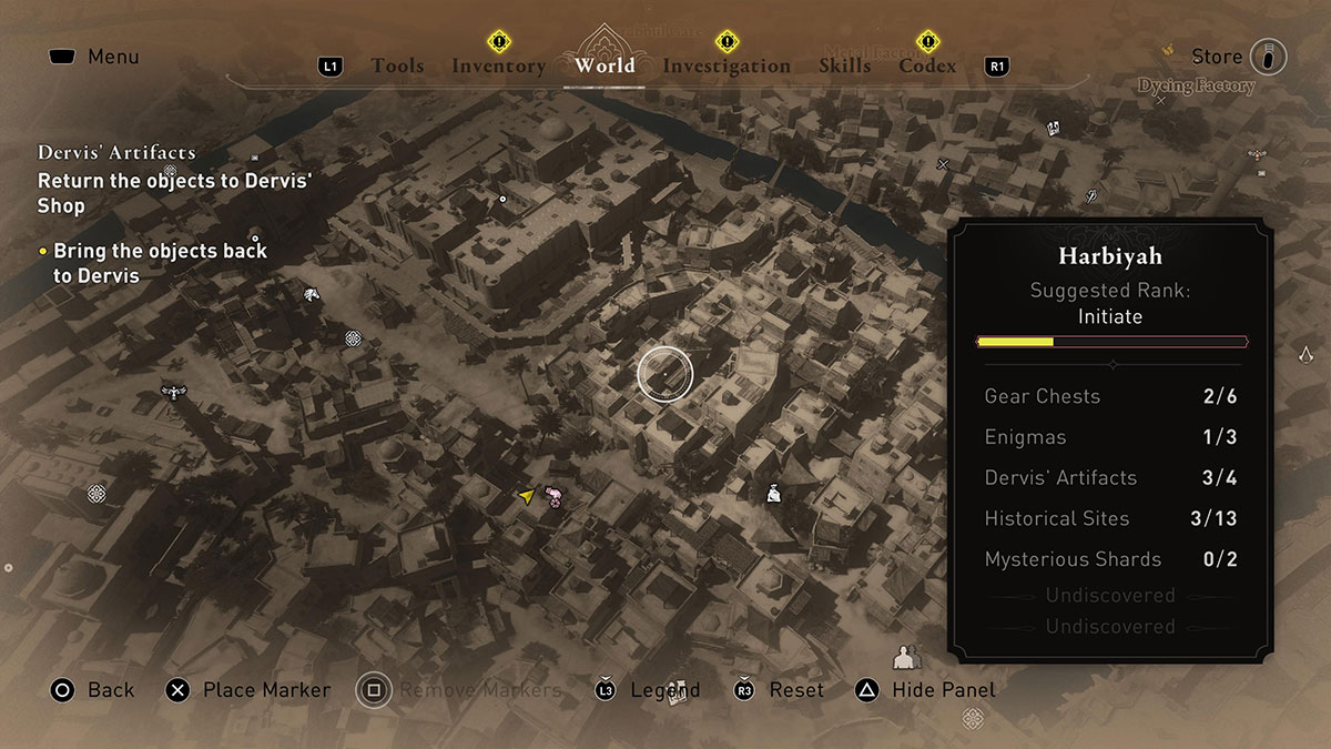 Assassin's Creed Mirage: All Dervis' Rare Artifacts Locations