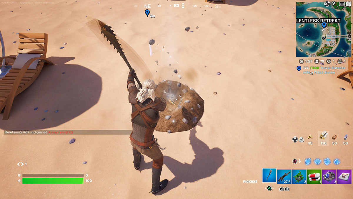 Fortnite: How to Search a Ghost Buried Chest in Fortnitemares