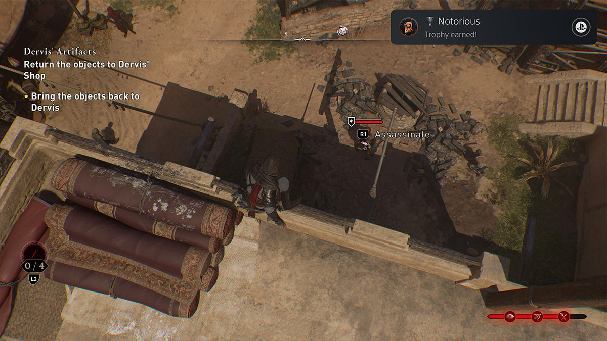 AC Mirage: How To Stay At Maximum Notoriety For 10 Minutes